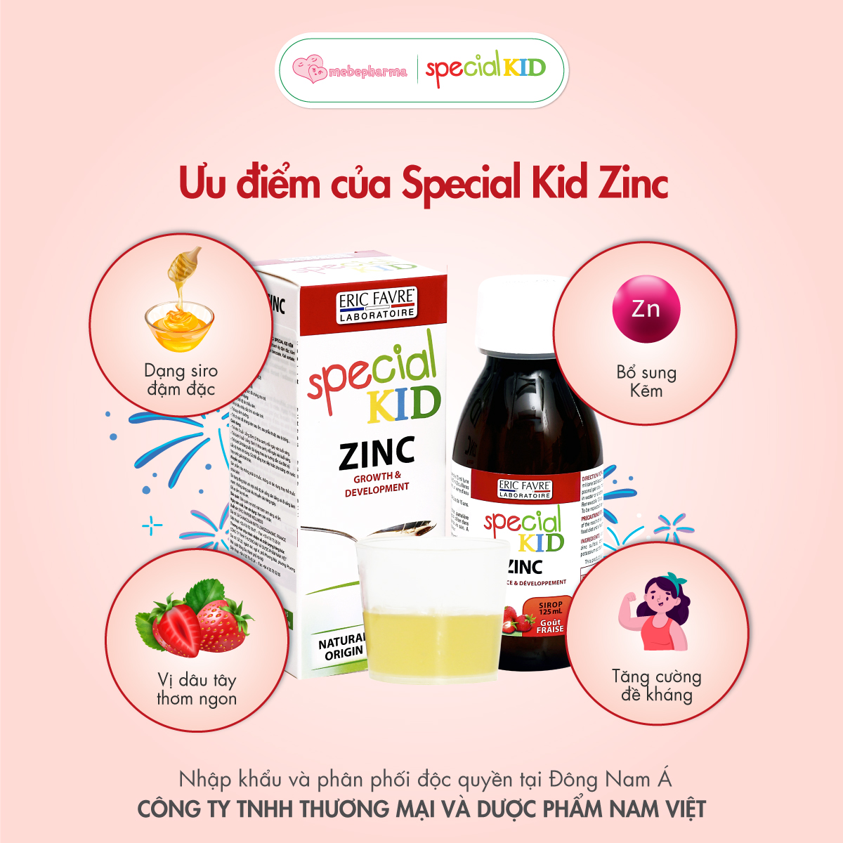 Special Kid Zinc - Siro bổ sung kẽm, tăng đề kháng cho trẻ